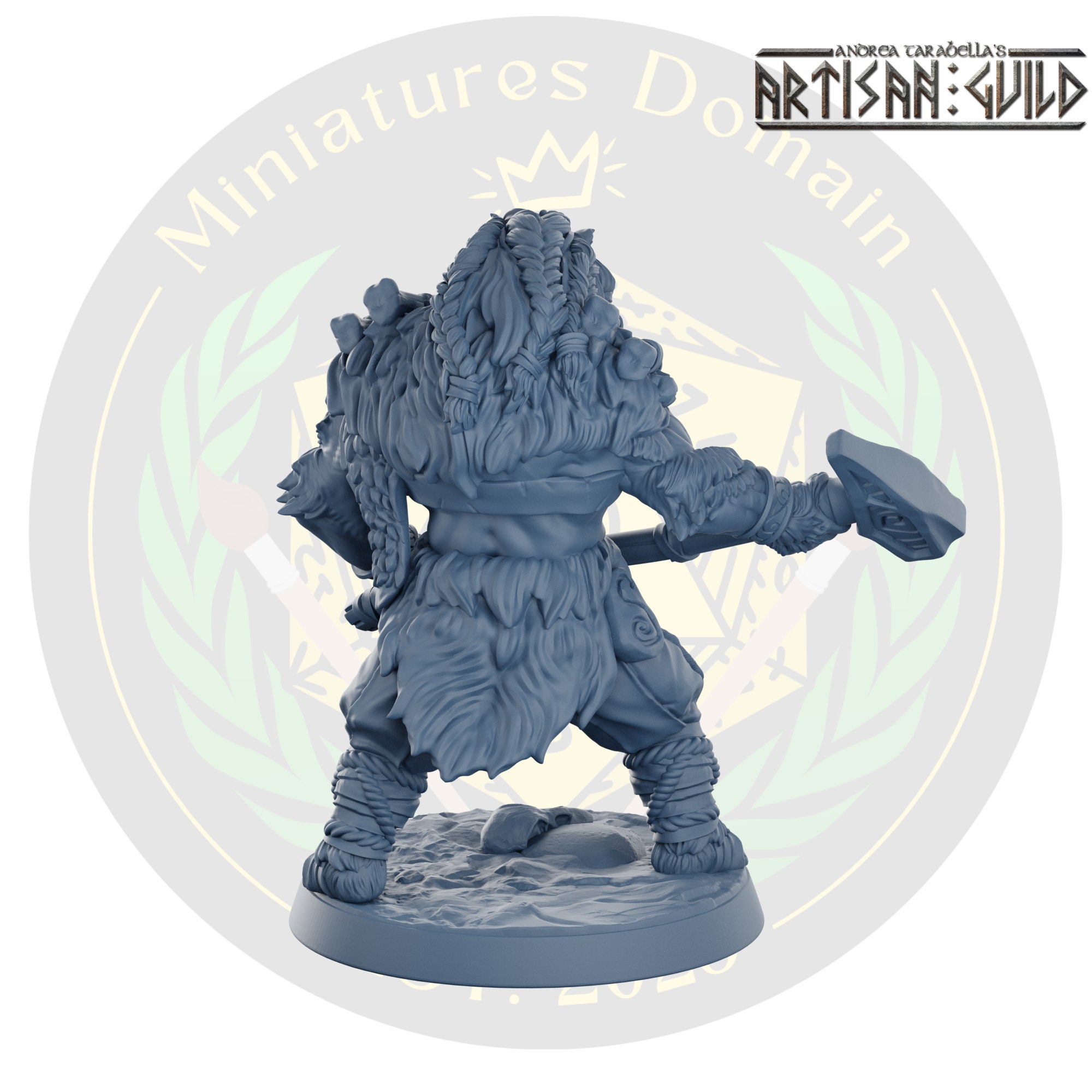 Berserker Skinchangers Female Barbarian Beastfolk Bear Hammer - Etsy