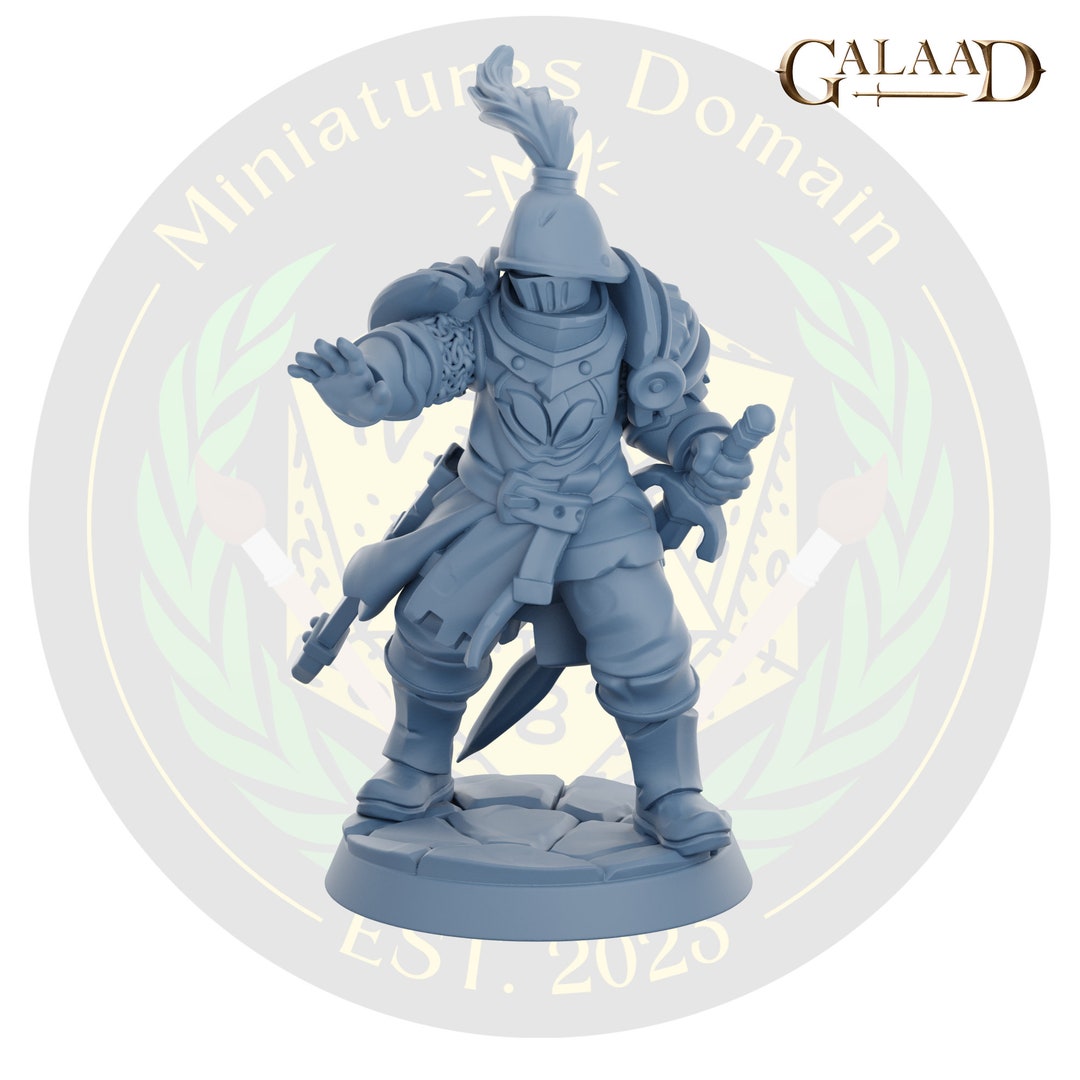 Guard With a Sword Human Galaad | Miniature Dungeons and Dragons Dnd ...