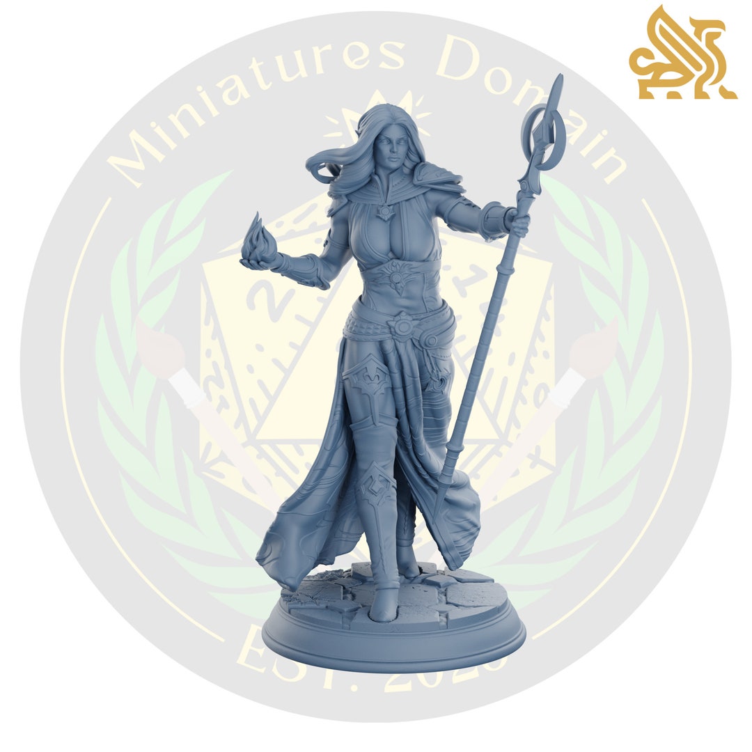 Harmara Human Sorcerer DMS | Miniature Dungeons and Dragons Dnd ...