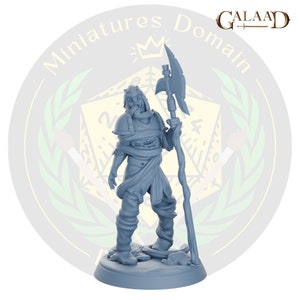Zombie With Halberd Galaad | Miniature Dungeons and Dragons Dnd ...