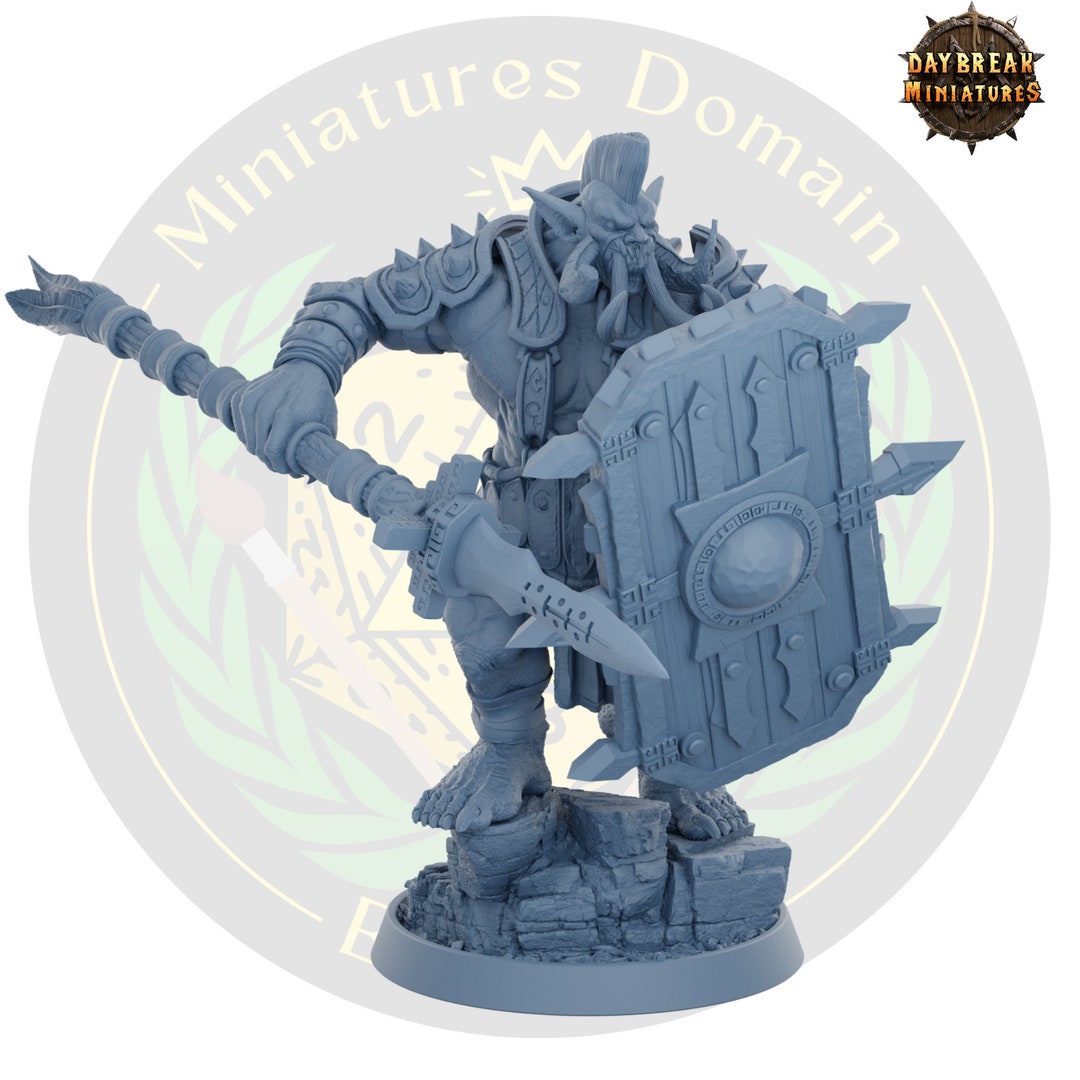 Jakzo Stormer OGR Fighter Barbarian DBM | Miniature Dungeons and ...