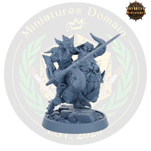 Krimli Smite on Head Runner Goblin Mounted Fighter DBM | Miniature ...