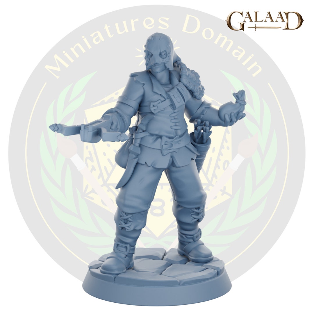 Masked Thief Human Ranger Galaad | Miniature Dungeons and Dragons Dnd ...