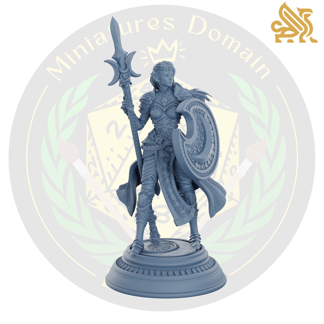 Ninera Glynvari - Cleric of the Moon Elf DMS | Miniature Dungeons and ...