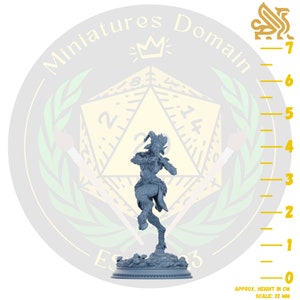 Sylvia of the Fringe - Faun Enchantress Beastfolk Bard DMS | Miniature ...