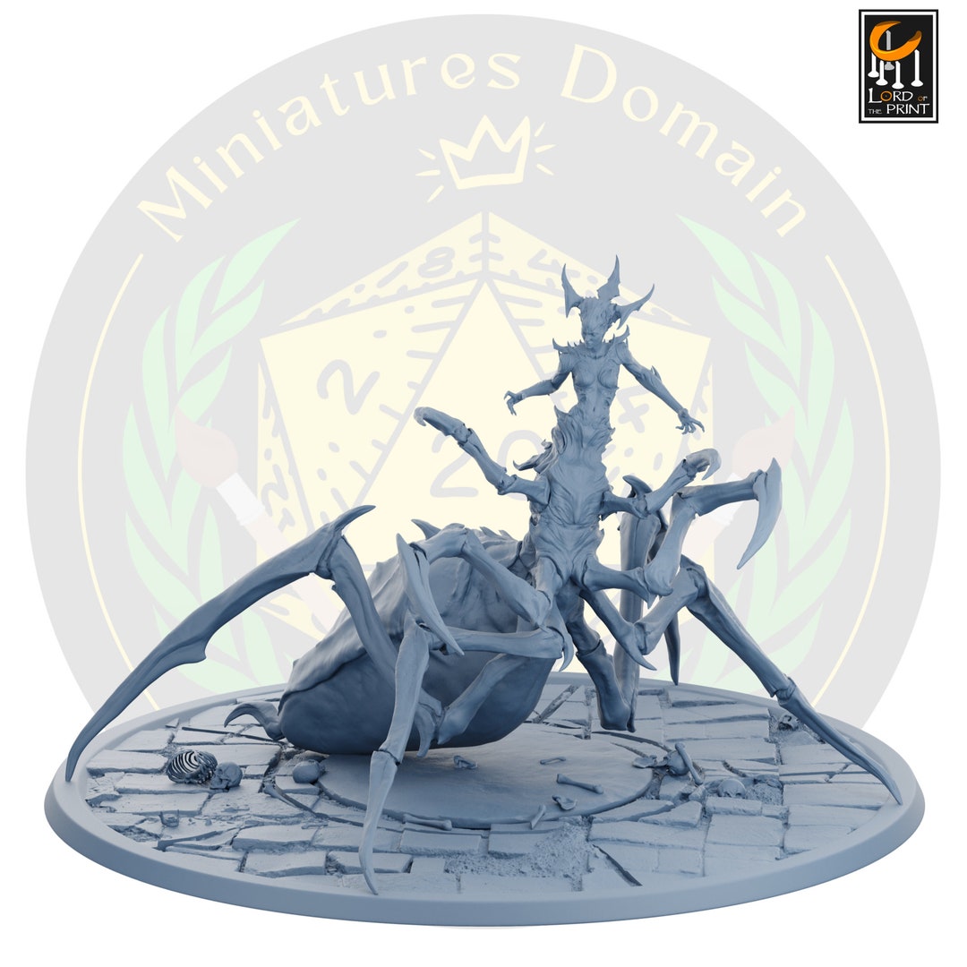Immortalis Queen Spider Monster Lotp Miniature Dungeons and Dragons Dnd ...