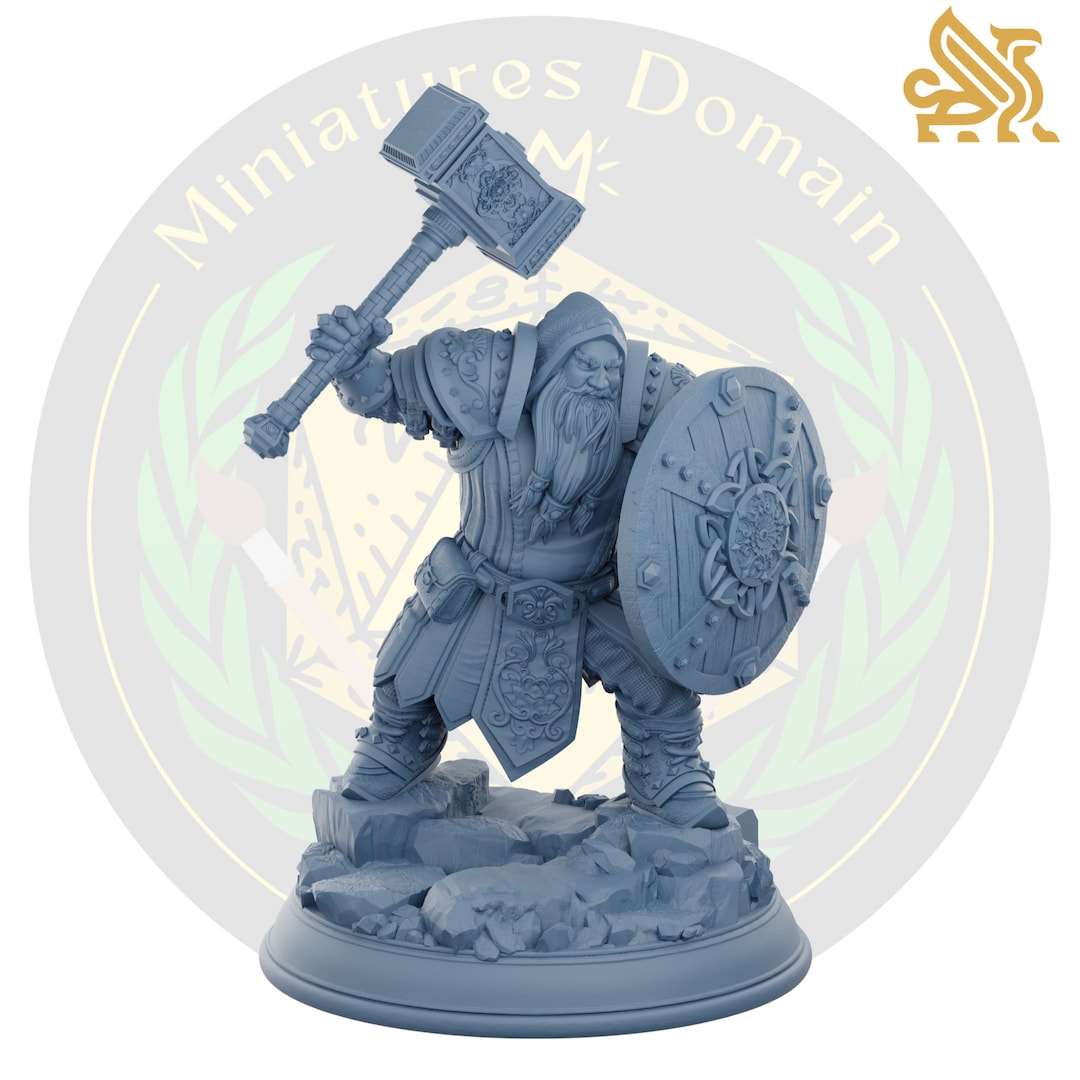 Tors of Delvdor - Dwarven Cleric Dwarf DMS | Miniature Dungeons and ...