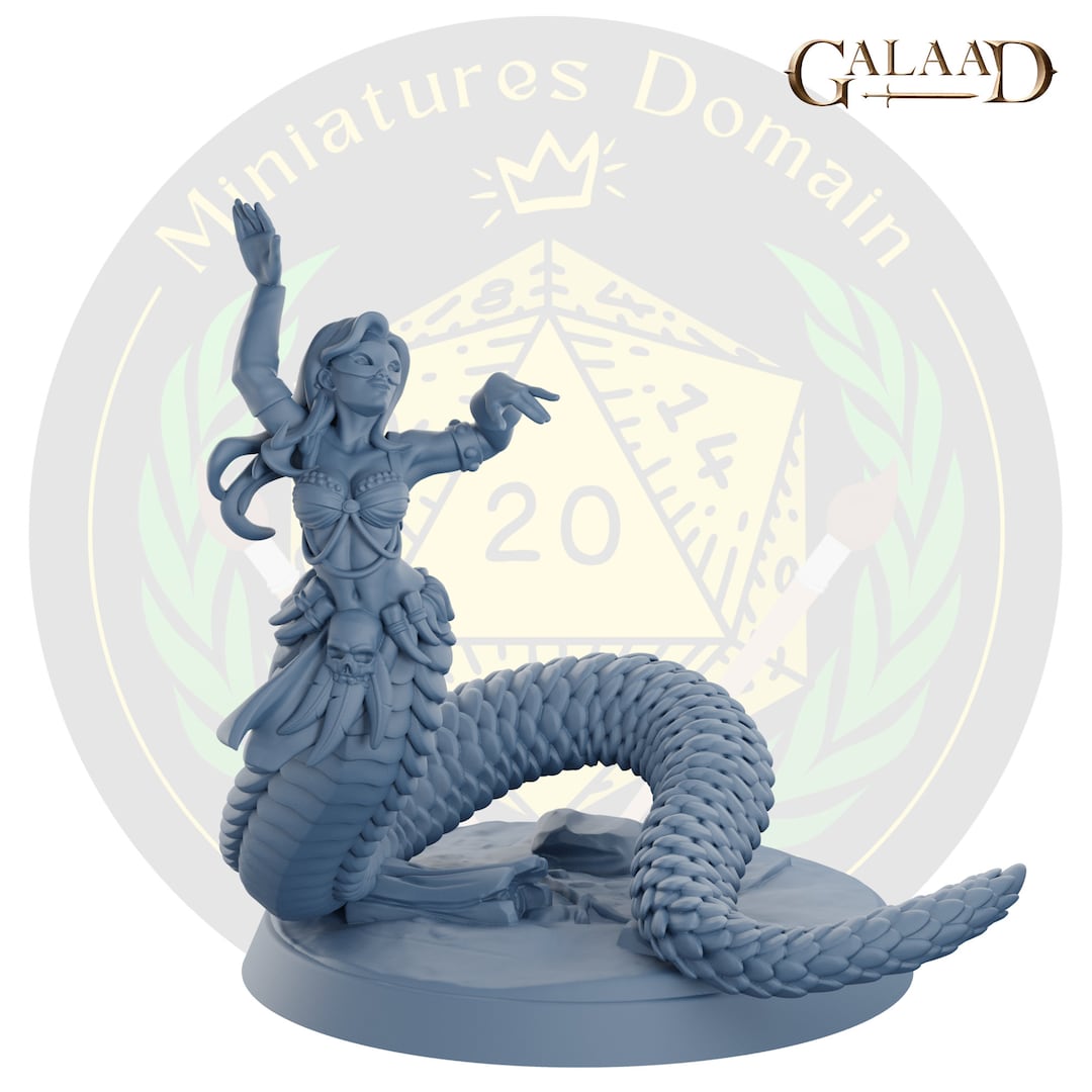 Naga Dance Beastfolk Galaad | Miniature Dungeons and Dragons Dnd ...