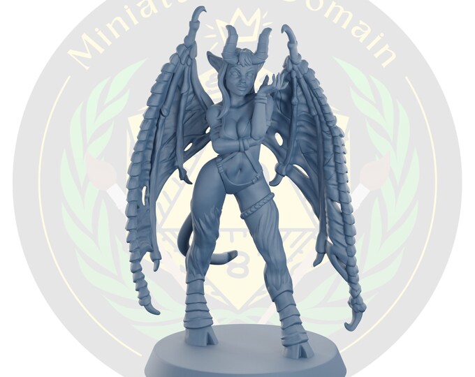 Sylvia of the Fringe Faun Enchantress Beastfolk Bard DMS Miniature ...