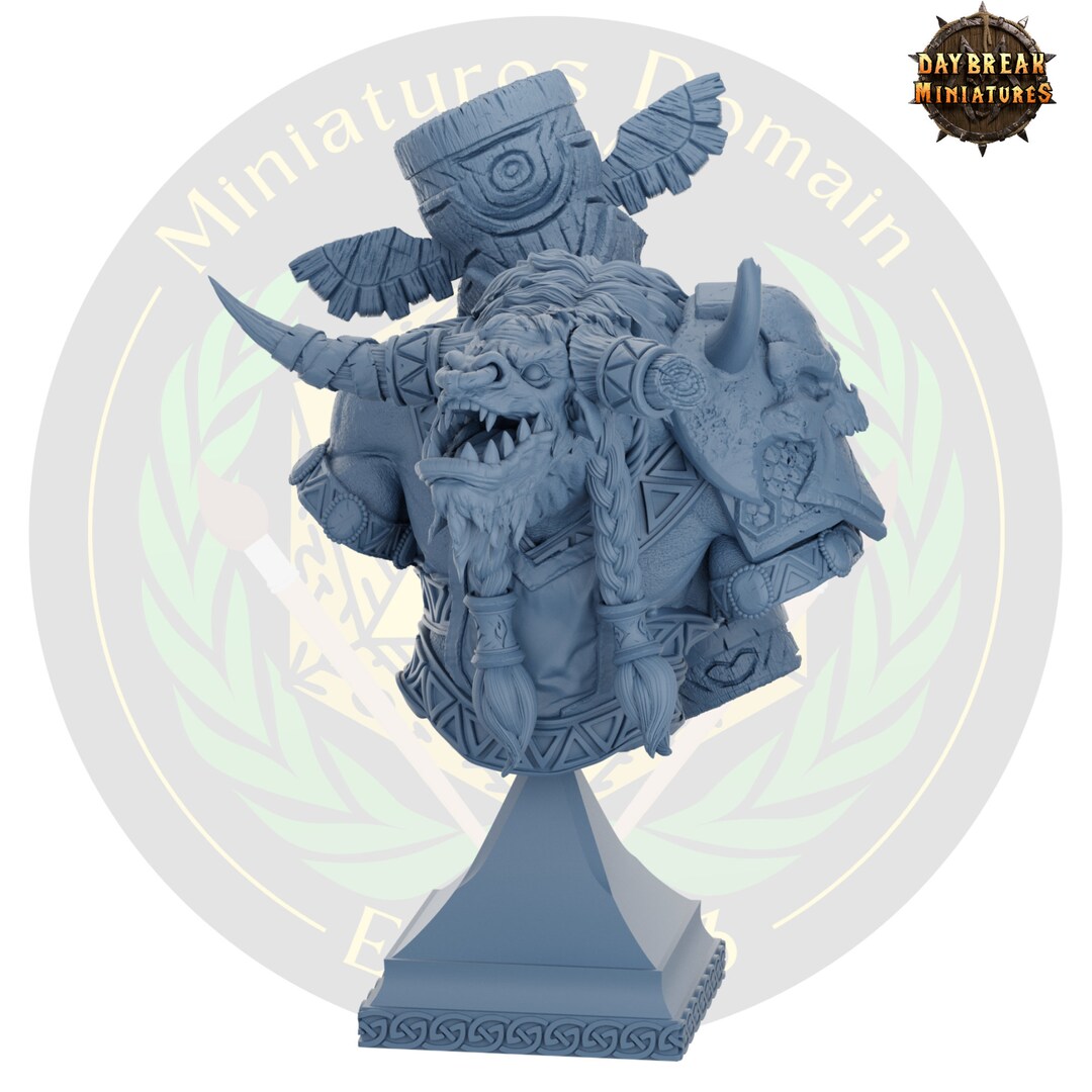 Christo Hellborn BUST Beastfolk DBM | Miniature Dungeons and Dragons ...