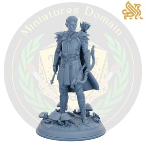Drow Soldier With a Bow Ranger DMS | Miniature Dungeons and Dragons Dnd ...