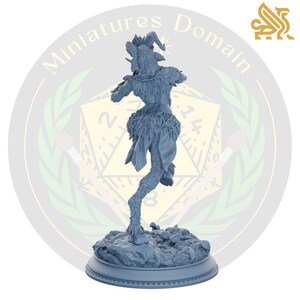 Sylvia of the Fringe - Faun Enchantress Beastfolk Bard DMS | Miniature ...