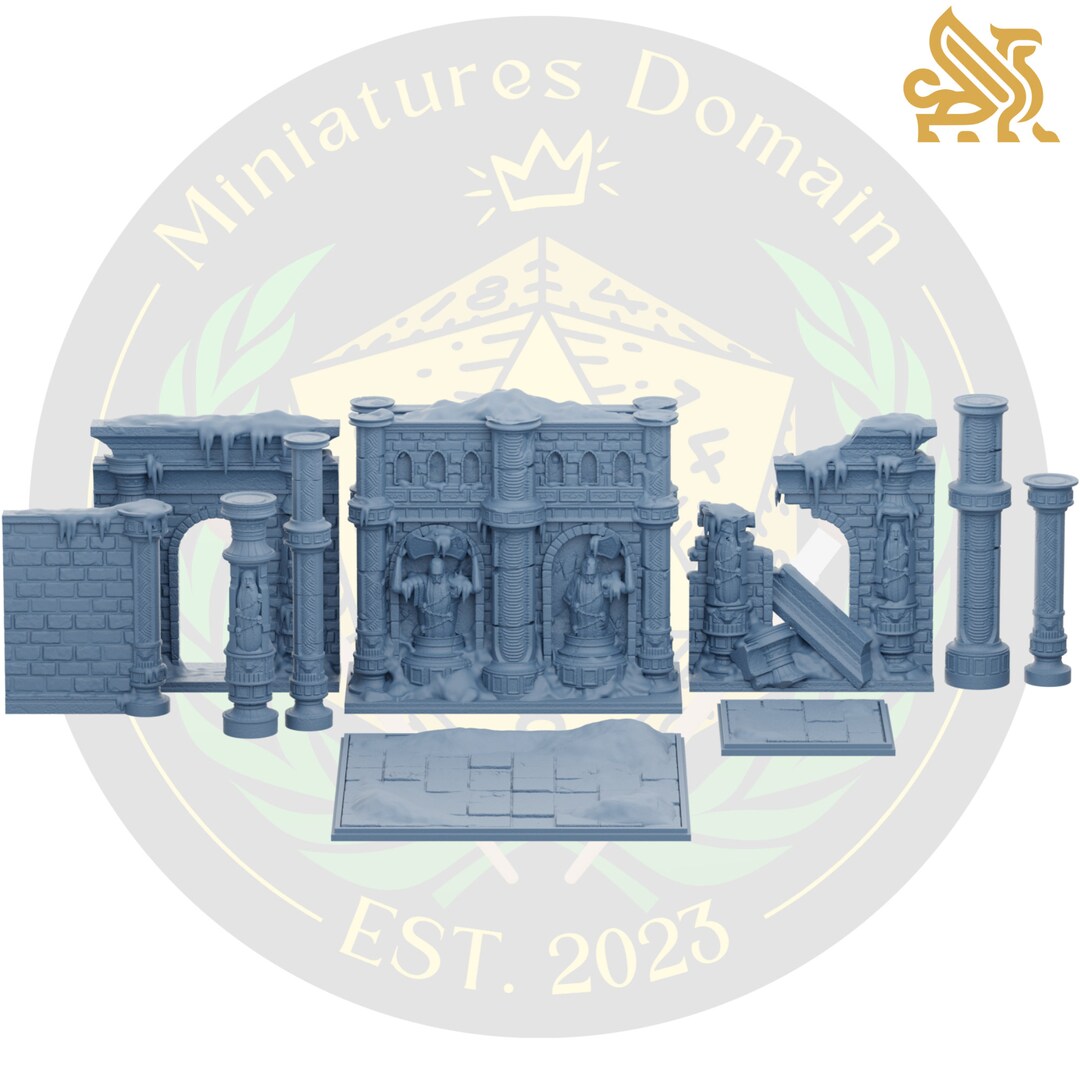 Halls of Khandara Terrain DMS | Miniature Dungeons and Dragons Dnd ...