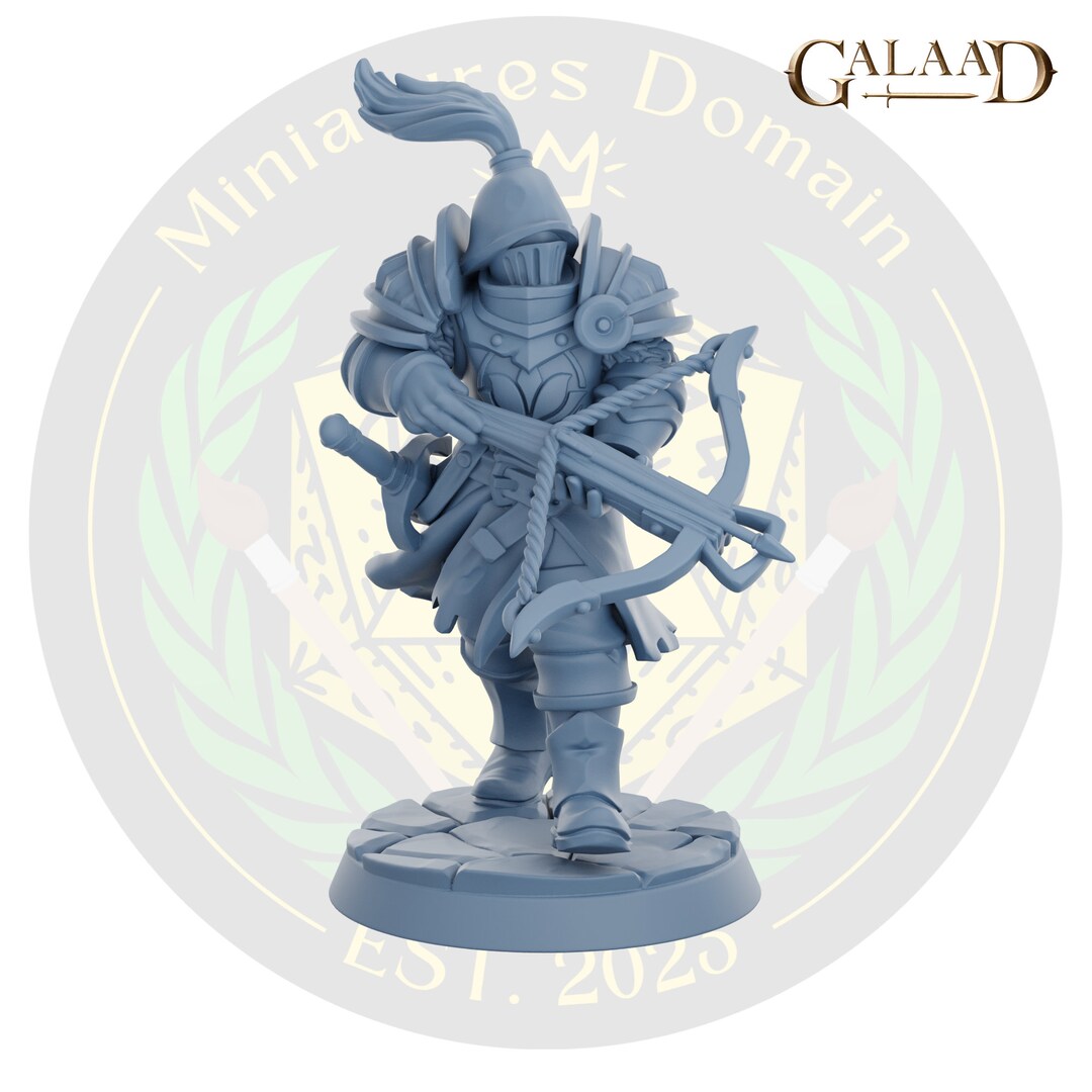 Guard With a Crossbow Human Galaad | Miniature Dungeons and Dragons Dnd ...