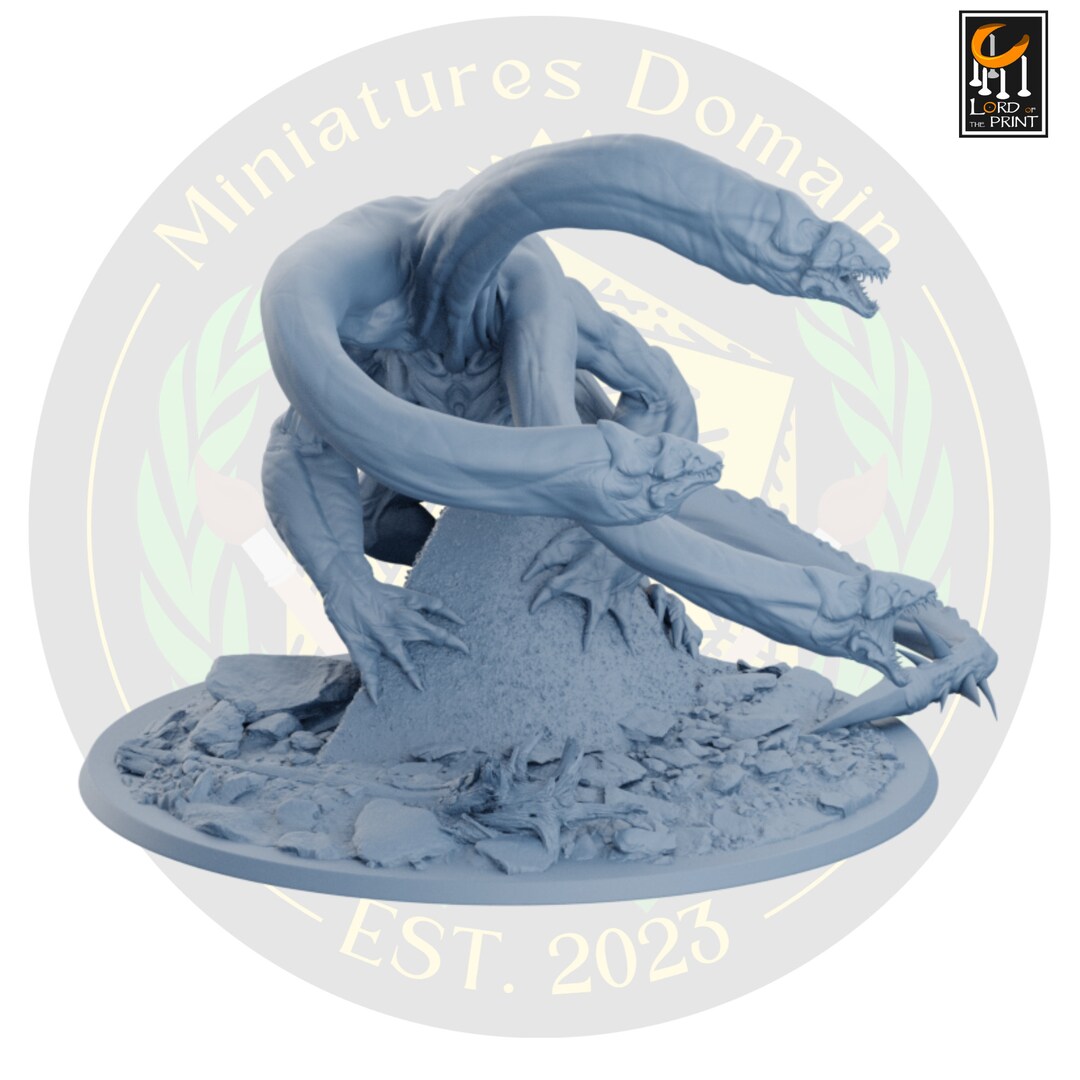 Darknight Hydra Monstrosity RM | Miniature Dungeons and Dragons Dnd ...