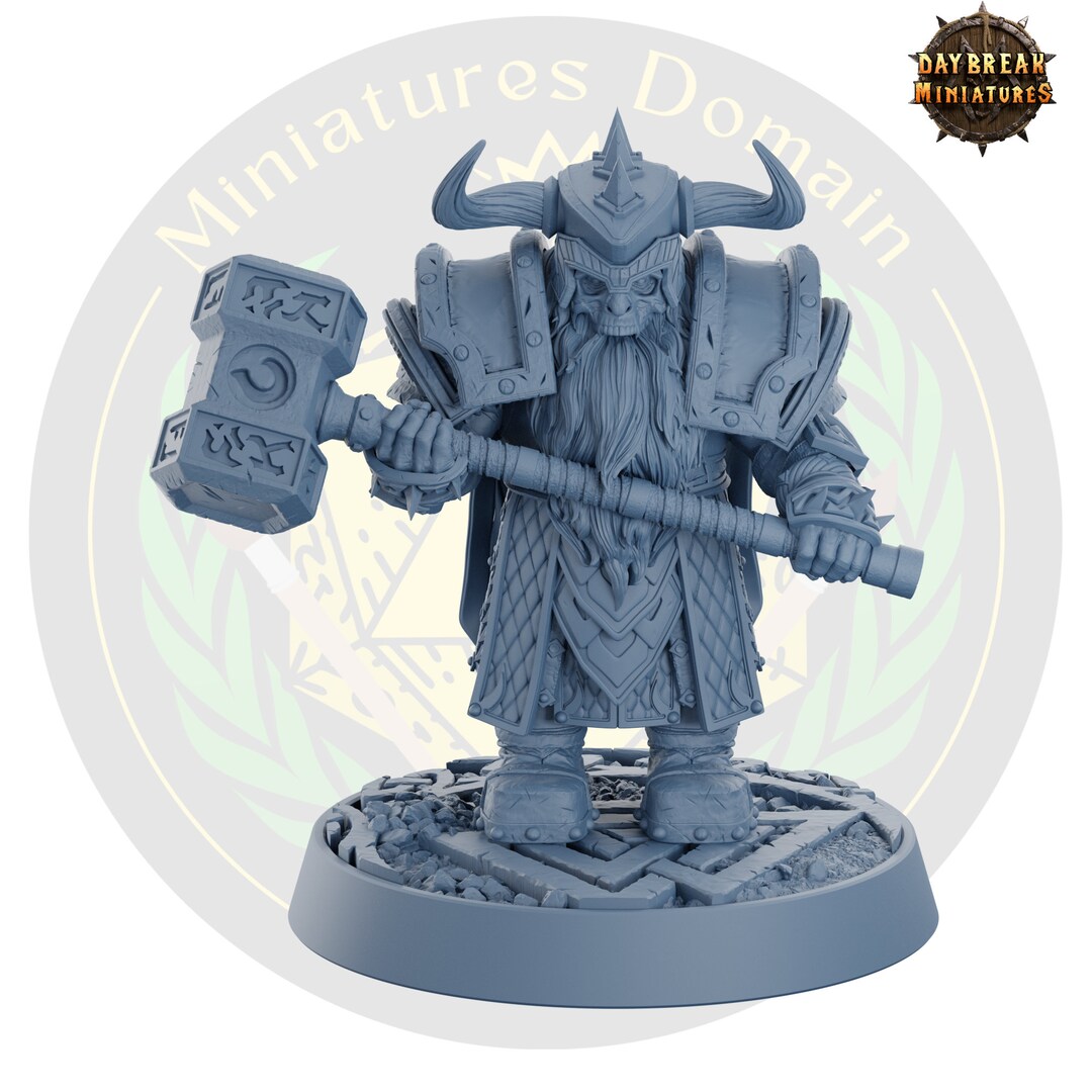 Dunko Ghoulhammer Dwarf Fighter DBM | Miniature Dungeons and Dragons ...