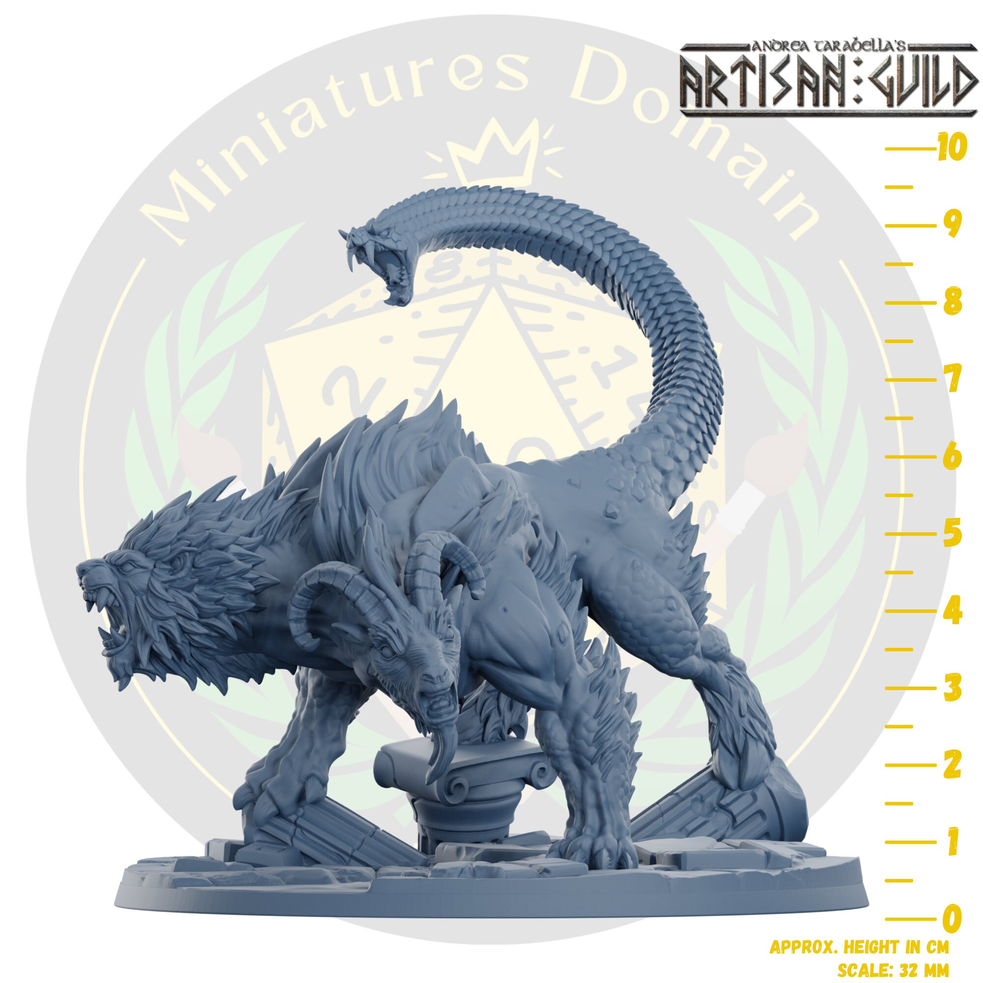 Chimera Monster AG Miniature Dungeons and Dragons Dnd Tabletop ...
