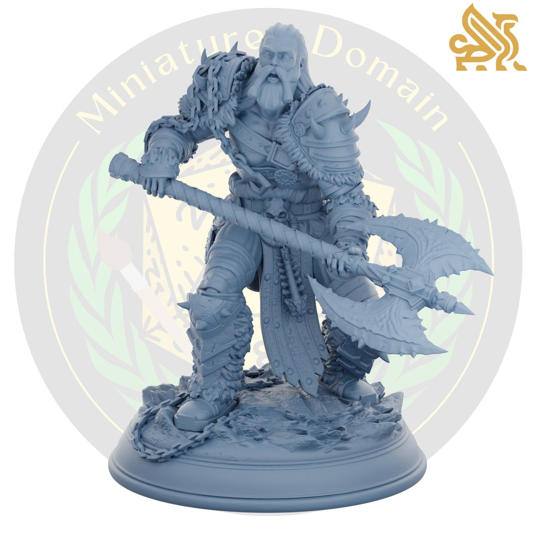 The Ugadrin - Snow Giant With a Two-handed Axe DMS | Miniature Dungeons ...