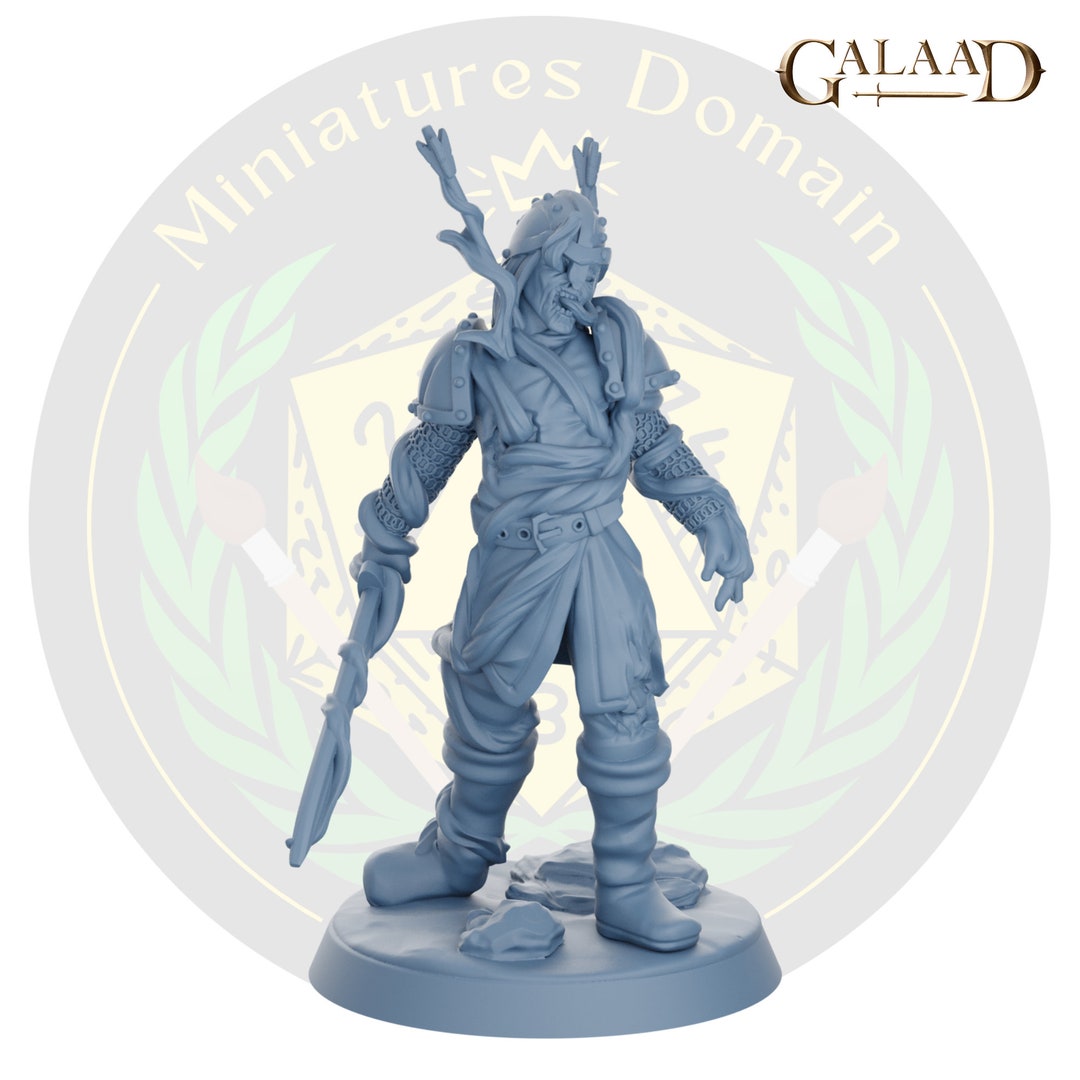 Zombie With Sword Galaad | Miniature Dungeons and Dragons Dnd Tabletop ...