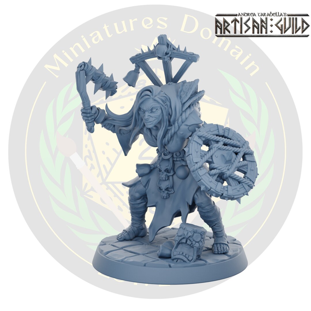 Female Cultist of Melmora With a Mace Fighter Human AG | Miniature ...
