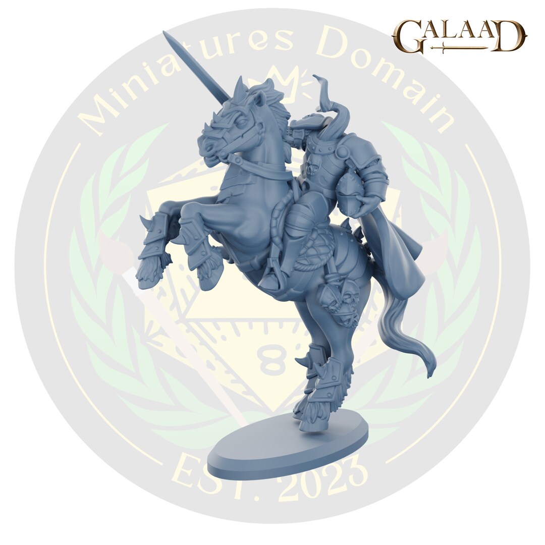 Dullahan Rider 1 Galaad | Miniature Dungeons and Dragons Dnd Tabletop ...