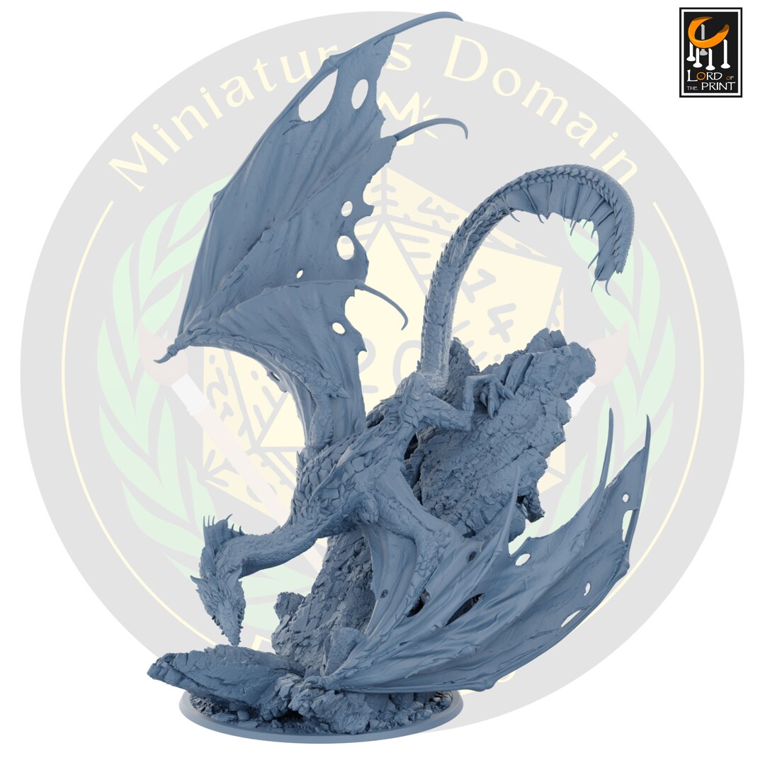 Tiamat Wyvern Attack Dragon RM| Miniature Dungeons and Dragons Dnd ...