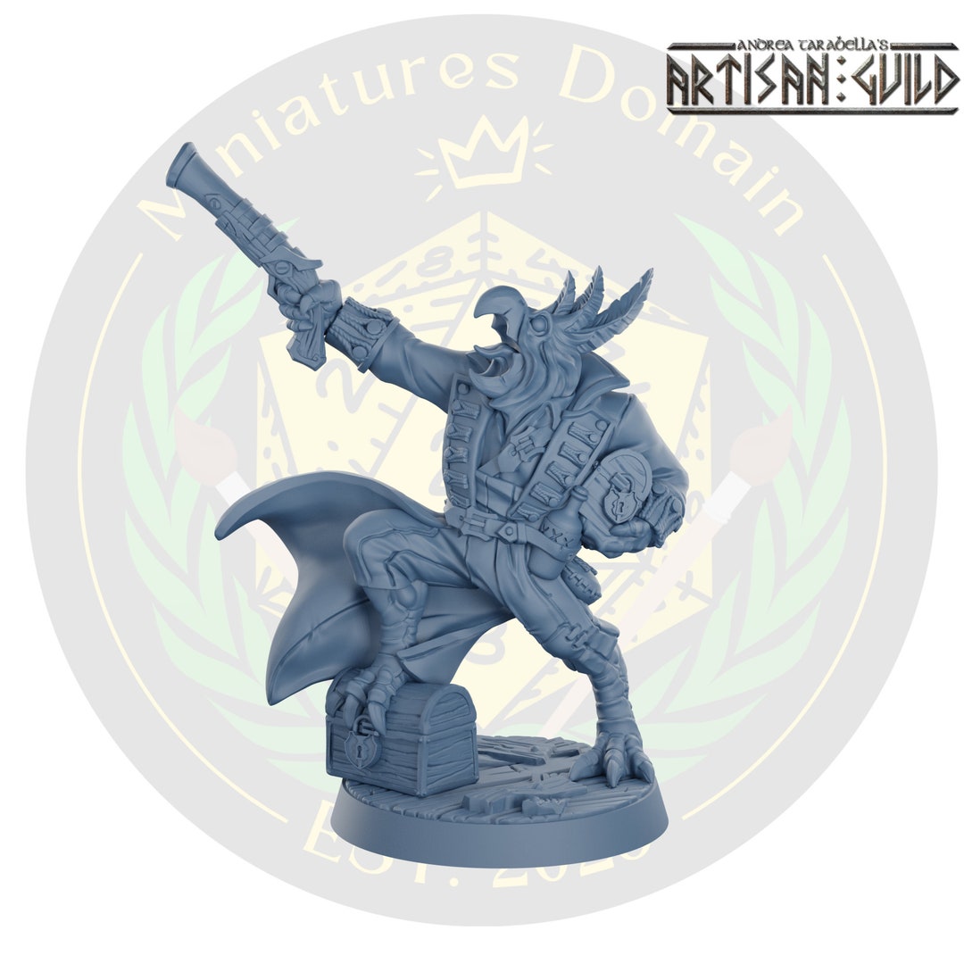 Gyros Shipwrecker Beastfolk Gunslinger AG | Miniature Dungeons and ...
