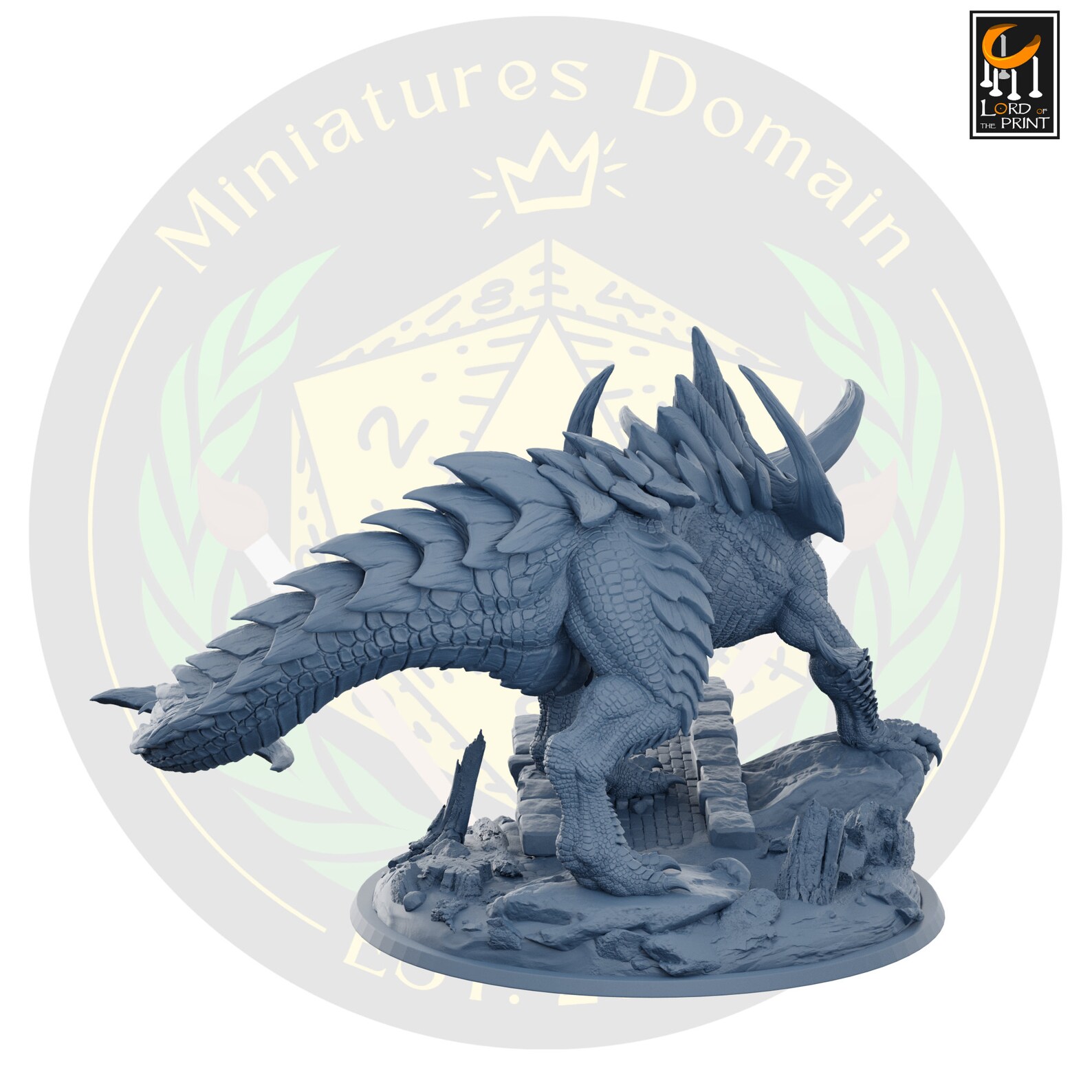 Tarrasque Monster RM | Miniature Dungeons and Dragons Dnd Tabletop ...