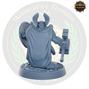 Thourung the Brazen Baron Dwarf Fighter Paladin Cleric DBM | Miniature ...