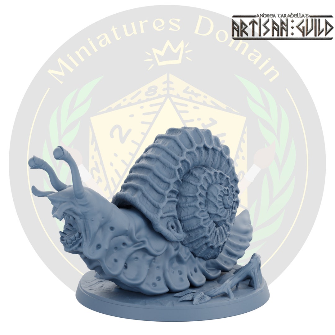 Giant Snail Beast Creature AG | Miniature Dungeons and Dragons Dnd ...