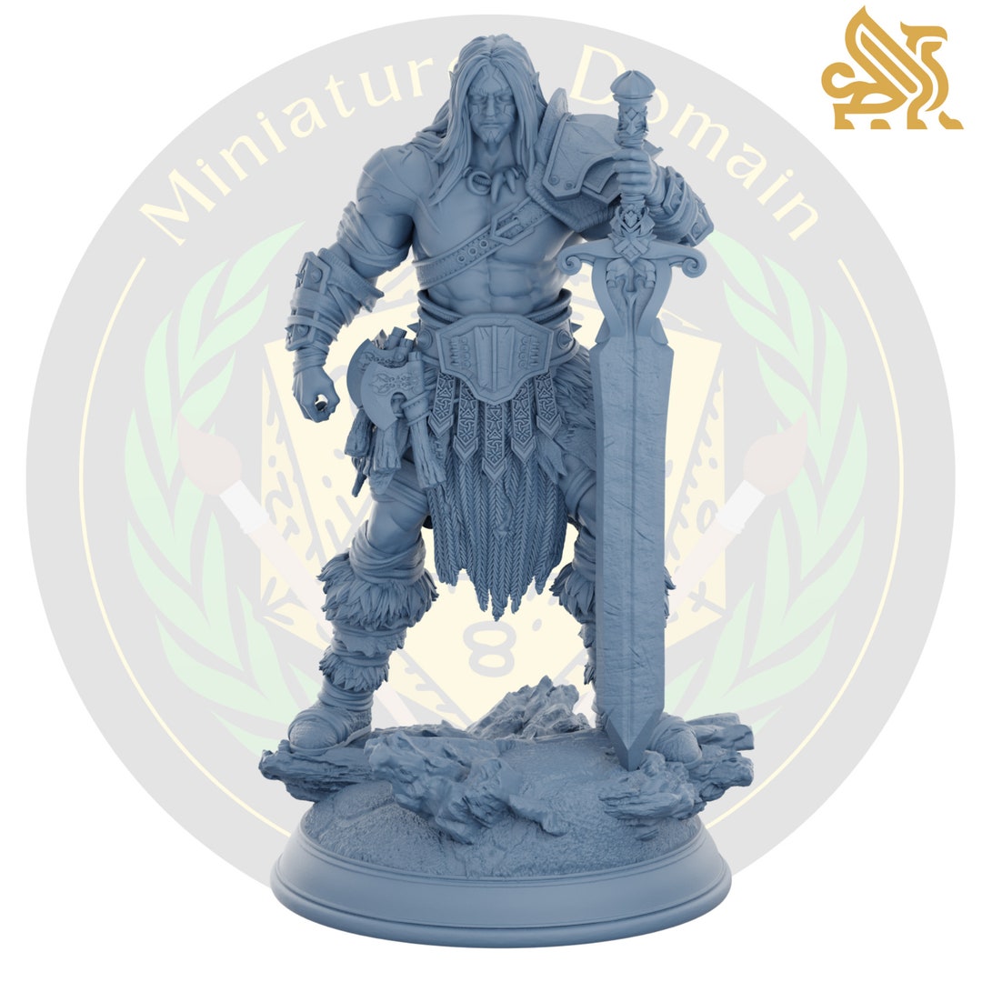 Oovur - Colossal Wastewalker Goliath Human Barbarian DMS | Miniature ...