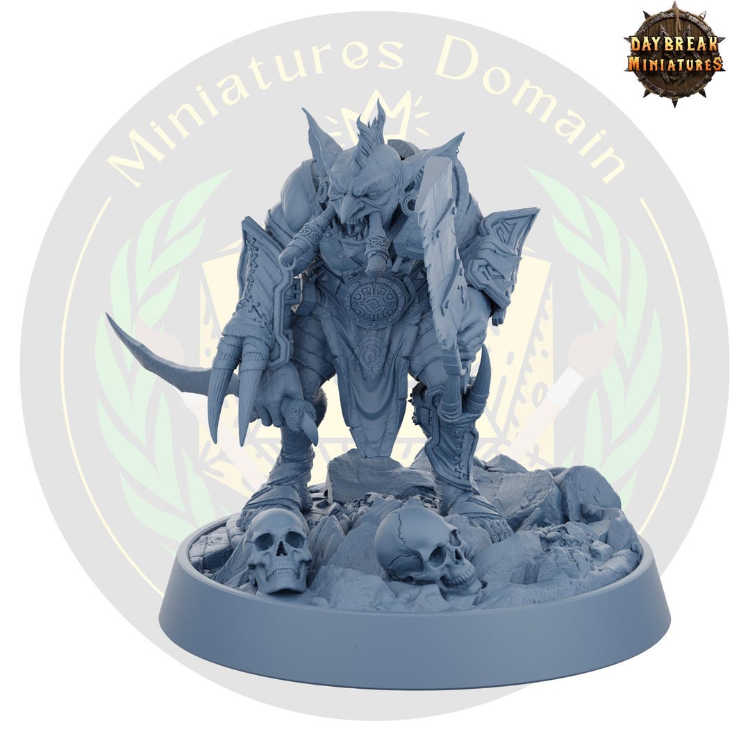 Gajnar Grasha Goblin Barbarian Fighter DBM | Miniature Dungeons and ...