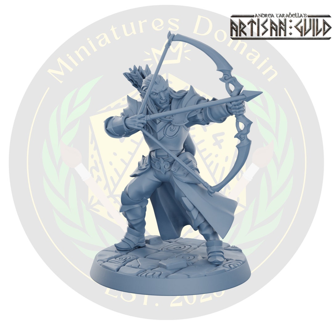 Noble Alfar Knight Elf Ranger AG | Miniature Dungeons and Dragons Dnd ...