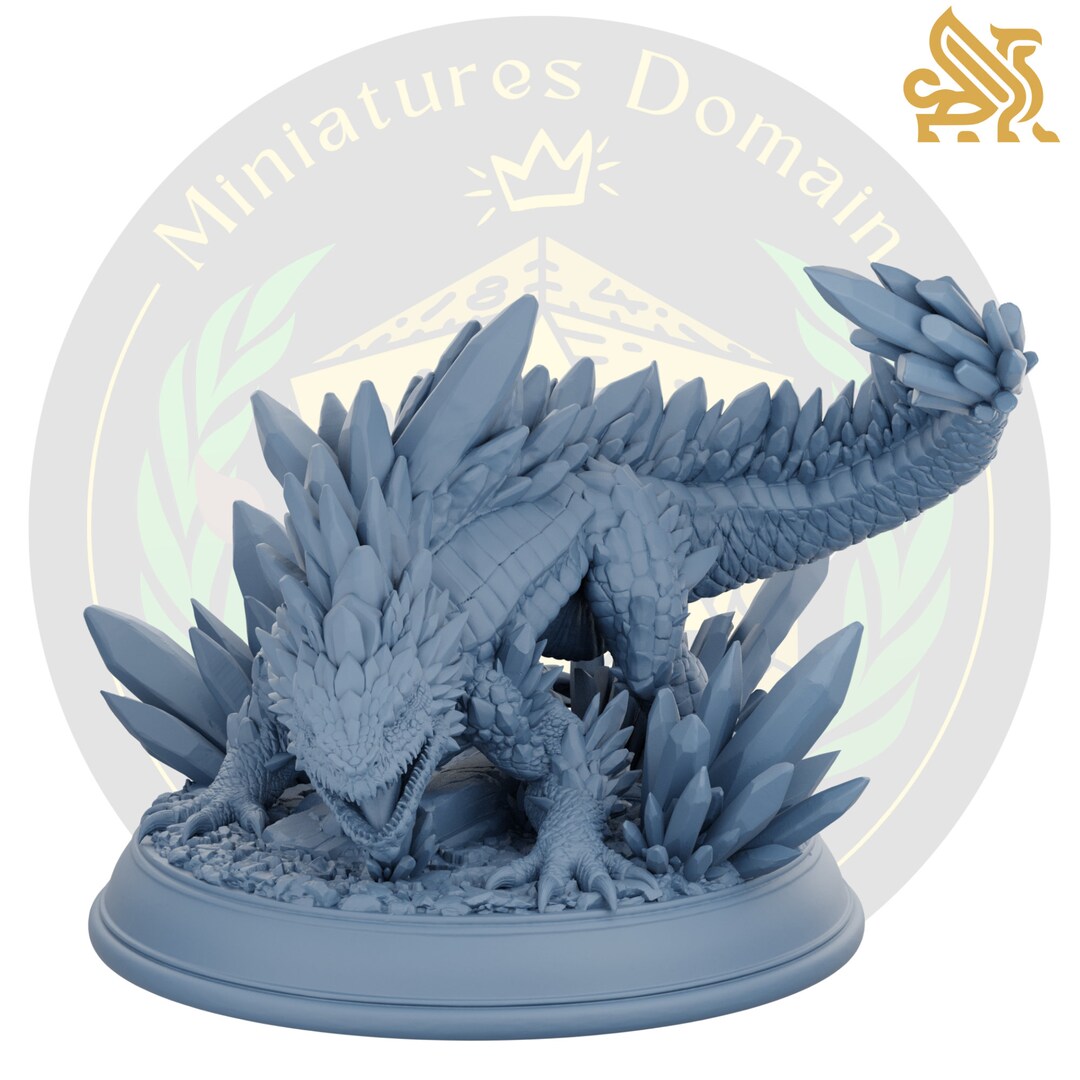 Salansi - Crystalline Lizard Beast DMS | Miniature Dungeons and Dragons ...