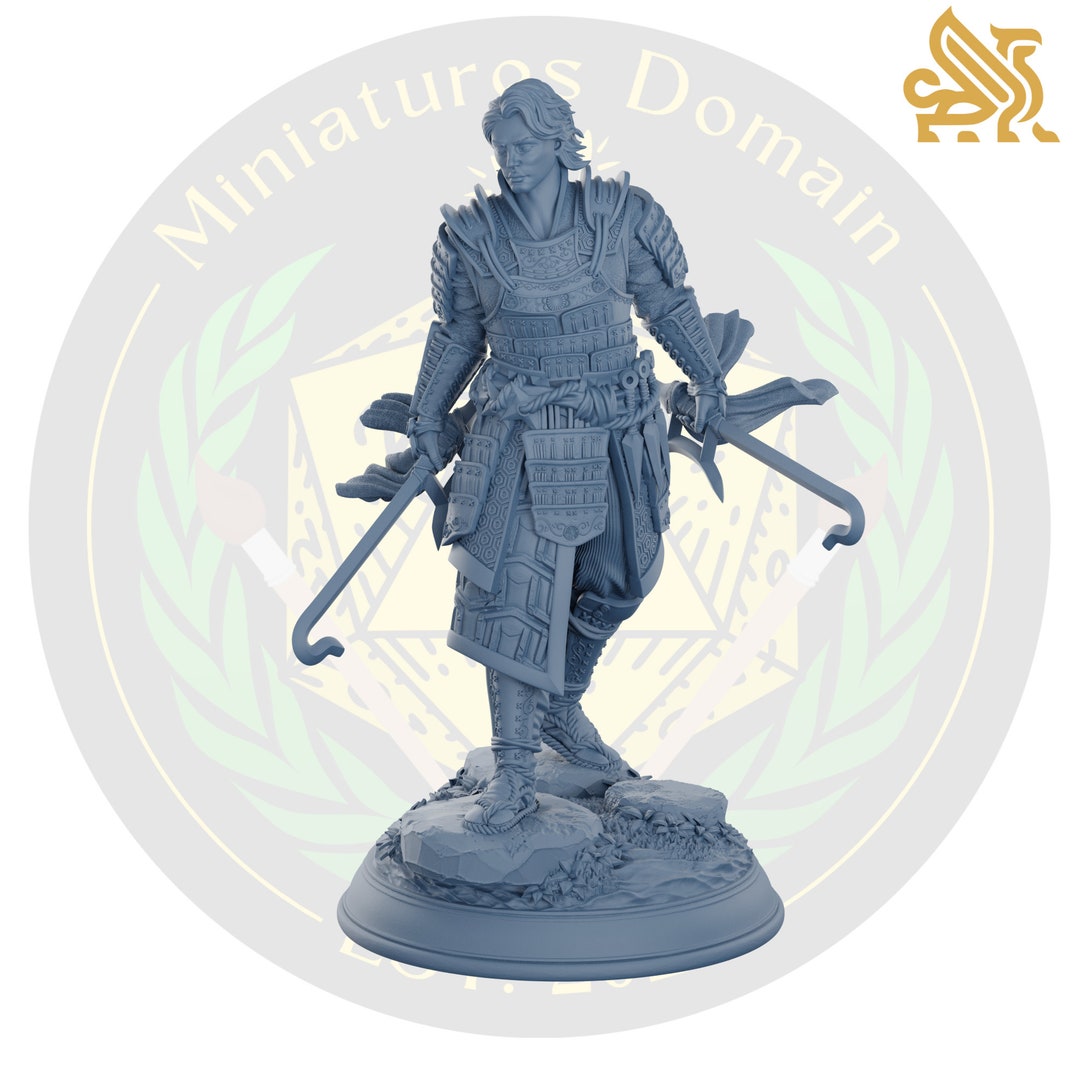 Kenshi Fighter Human DMS | Miniature Dungeons and Dragons Dnd Tabletop ...