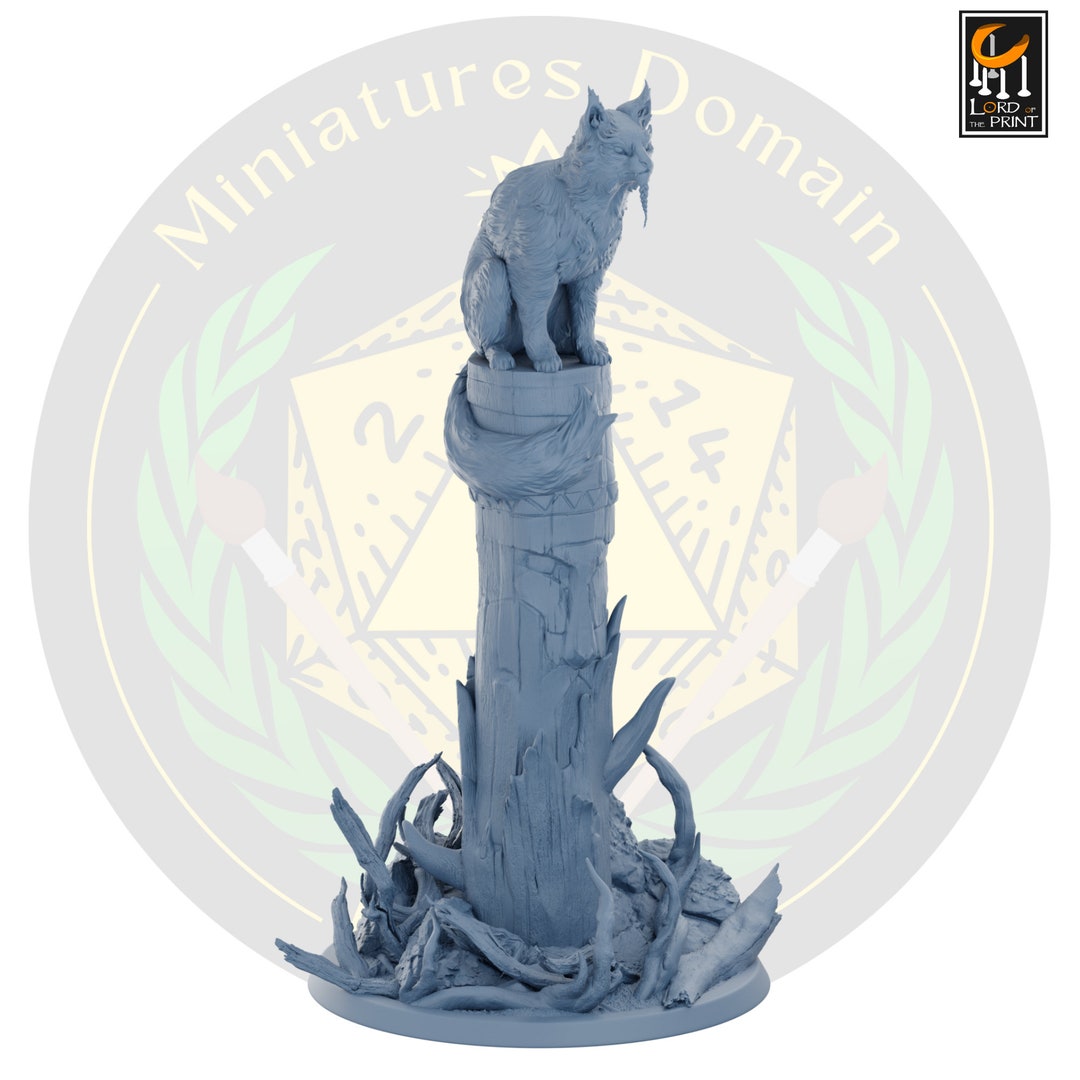 Bayun Cat Beast Creature RM| Miniature Dungeons and Dragons Dnd ...