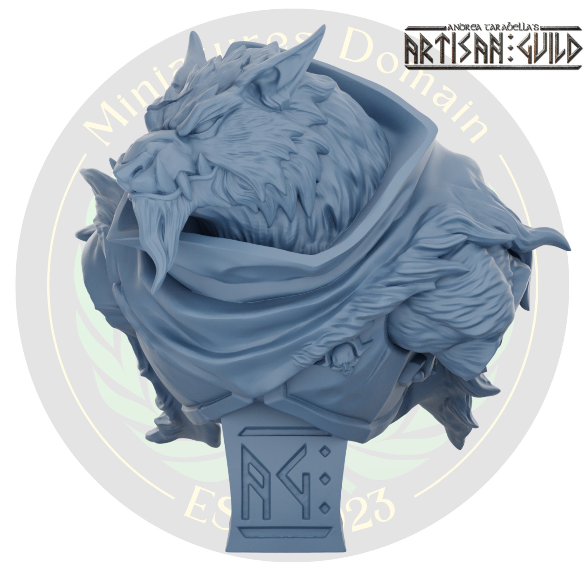 Captain Fenrir the Wulfheart BUST AG | Miniature Dungeons and Dragons ...