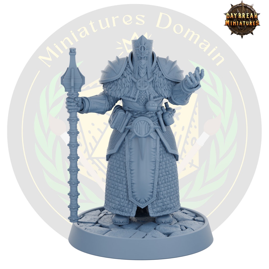 Master Seraphon Pyrithrax Paladin Human DBM | Miniature Dungeons and ...