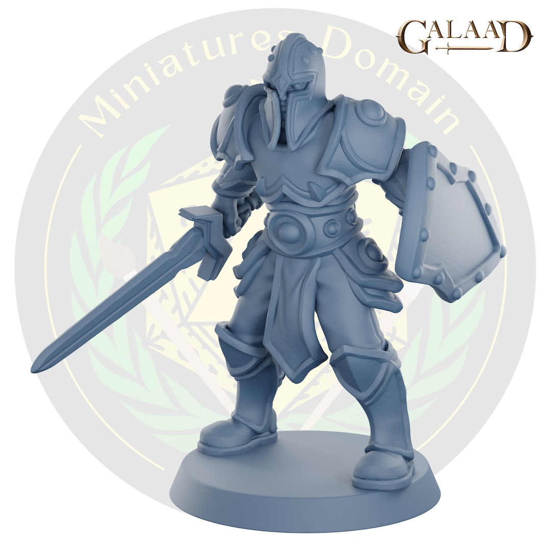 Guard Human Fighter Galaad | Miniature Dungeons and Dragons Dnd ...