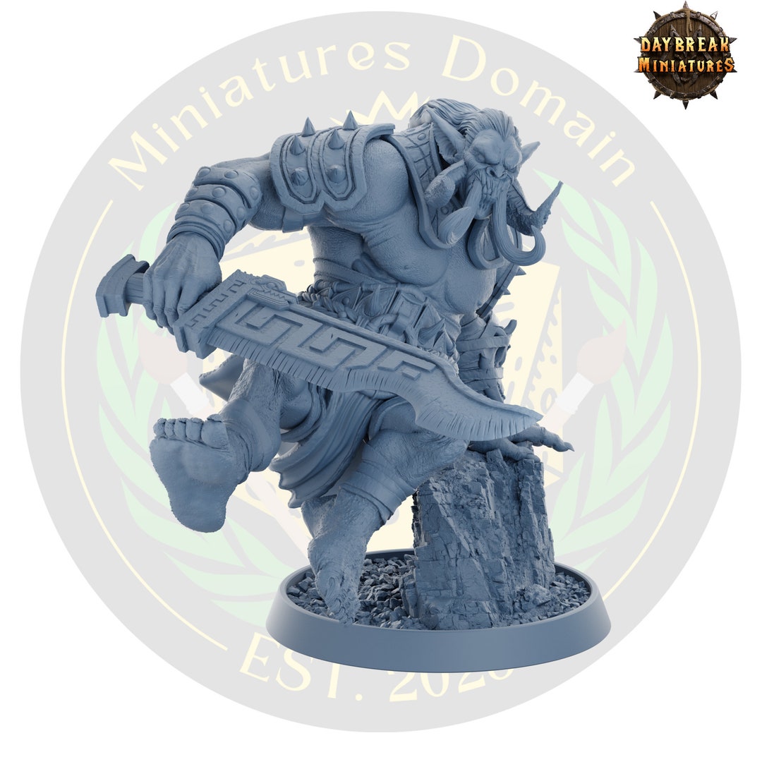 Benjammer Holt OGR Fighter Barbarian DBM | Miniature Dungeons and ...