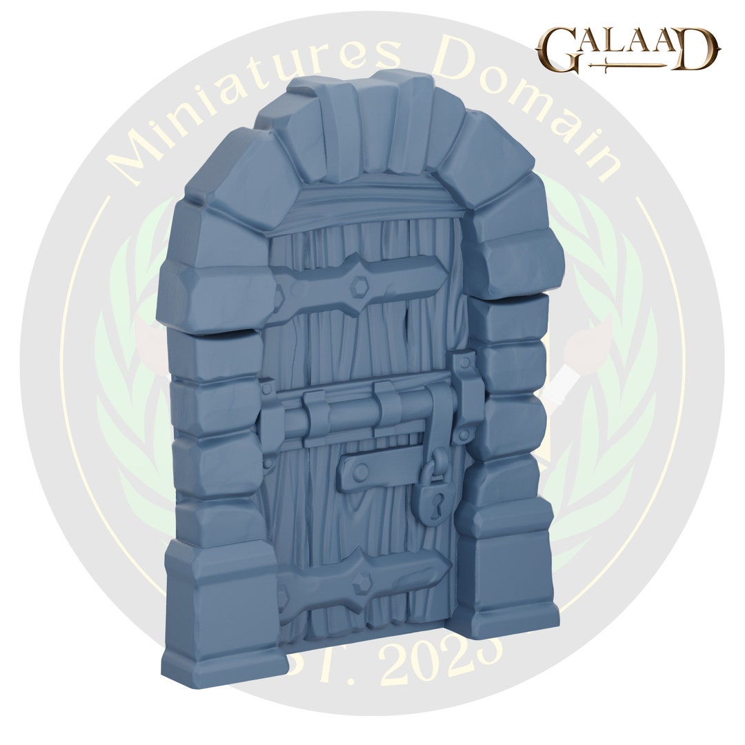 Door Terrain Galaad | Miniature Dungeons and Dragons Dnd Tabletop ...