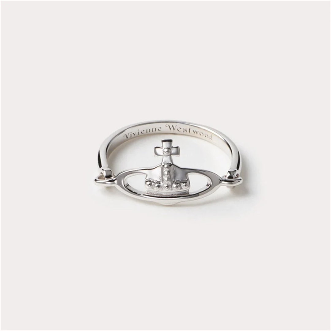 Vivienne Westwood Movable Simple Saturn Rings925 Sterling - Etsy