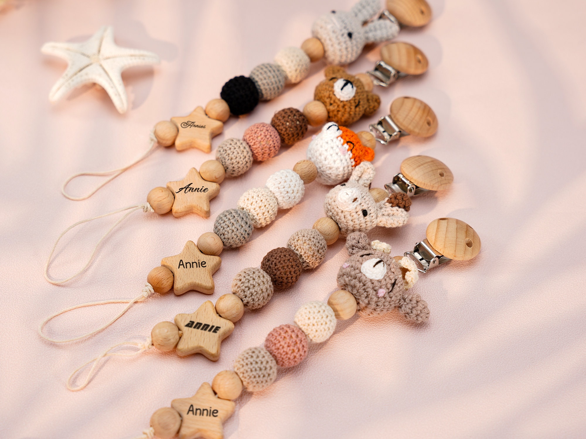 Customized Name Pacifier Clip/ Personalized Pacifier Clip With Name ...