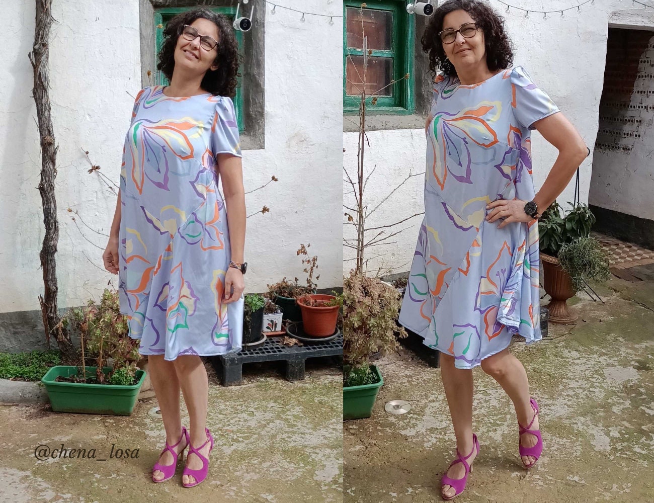 INGA DRESS - Digital Sewing Pattern - PDF Files With Illustrated ...