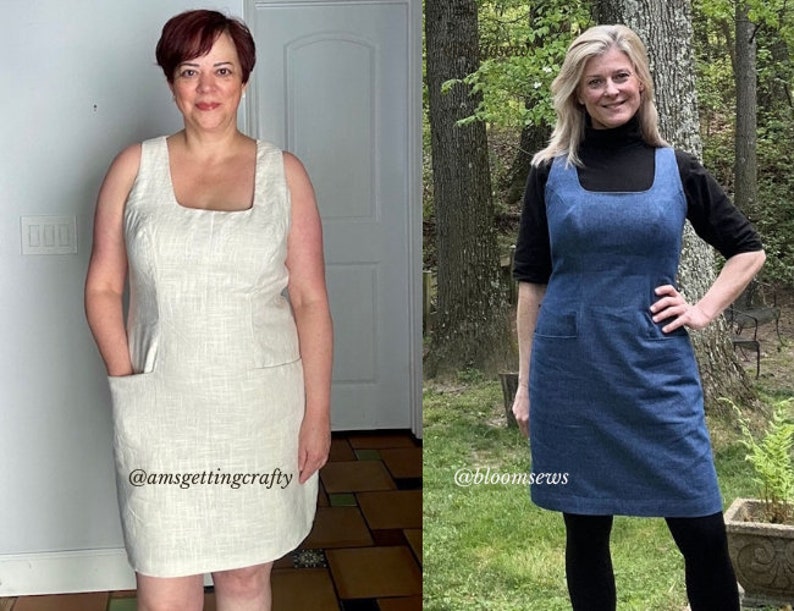 DANICA DRESS - Digital Sewing Pattern - PDF Files With Illustrated ...