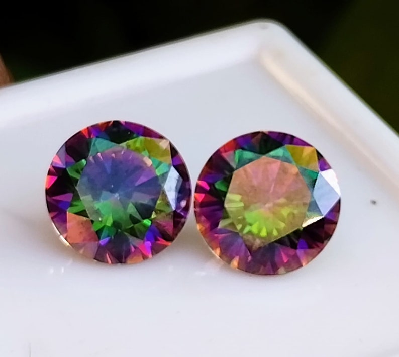 5 Carats Natural Alexandrite Round Shape Facet Color Changing ...