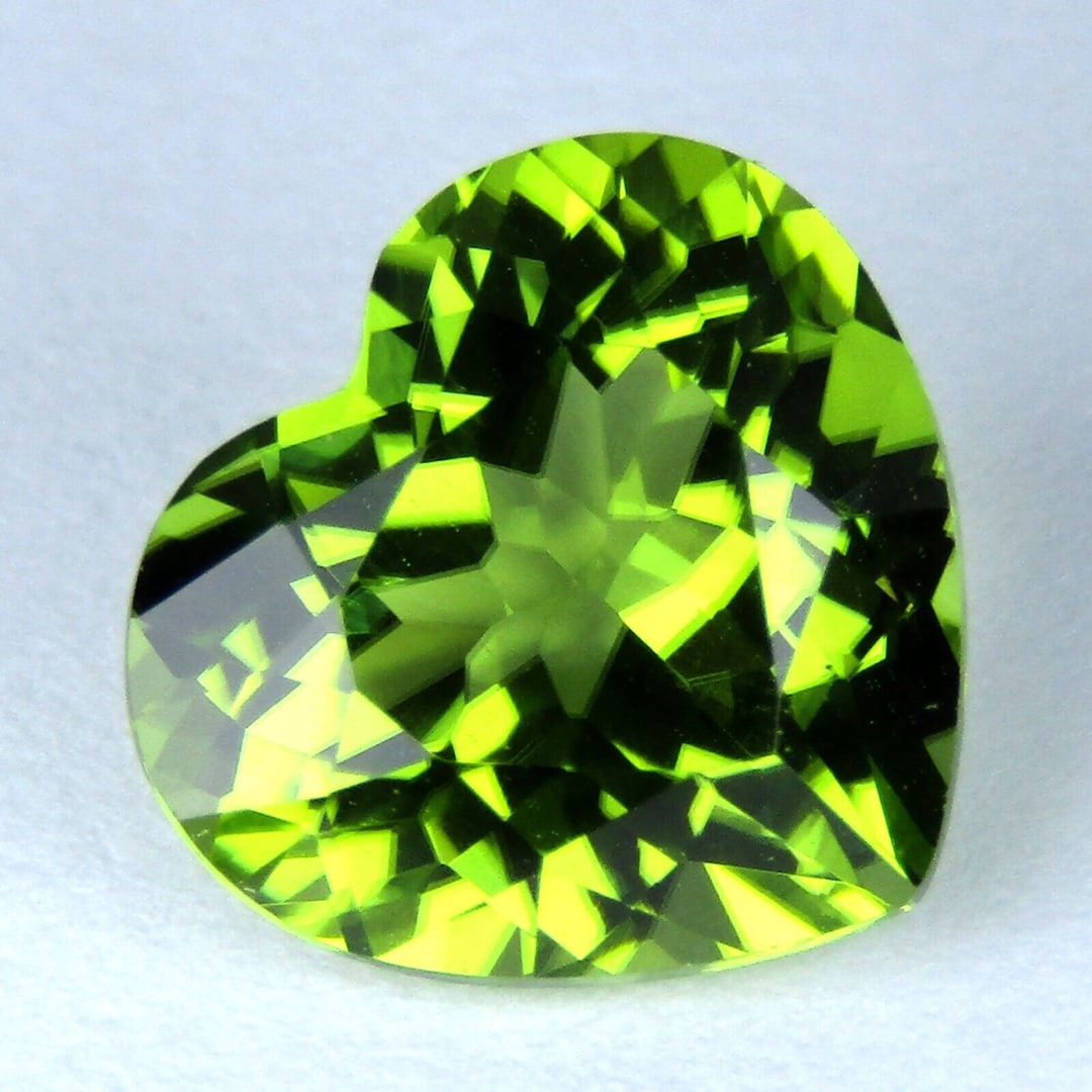 Precious Loose Peridot 9 Ct CERTIFIED Natural Peridot Stone Excellent ...