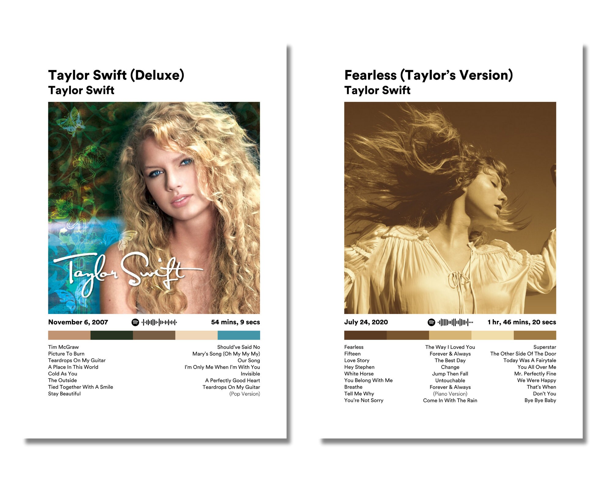 Tay Eras Simple Posters Tay Album Posters Printable Posters 5 Different ...