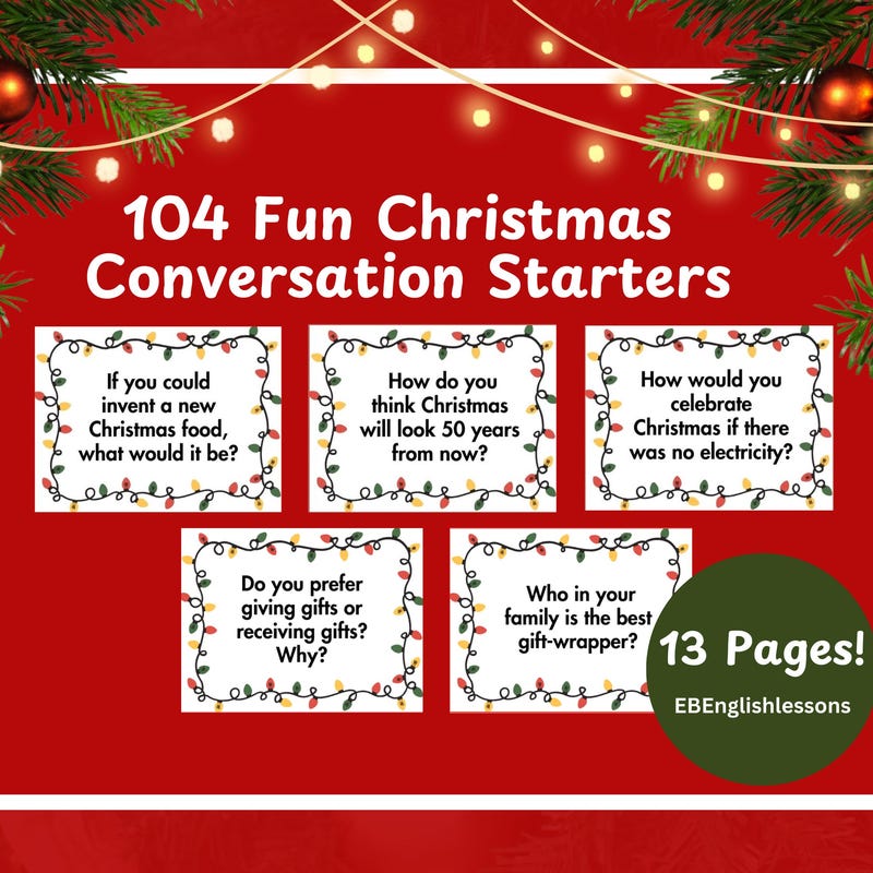 Christmas Ice Breaker - Etsy