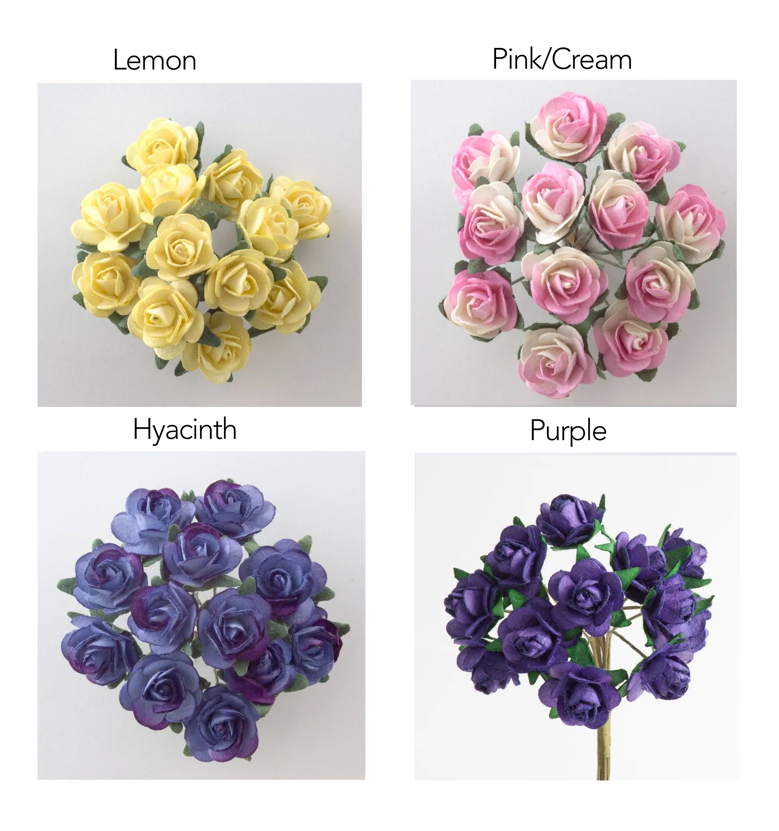 Mulberry Paper Tea Roses - Etsy